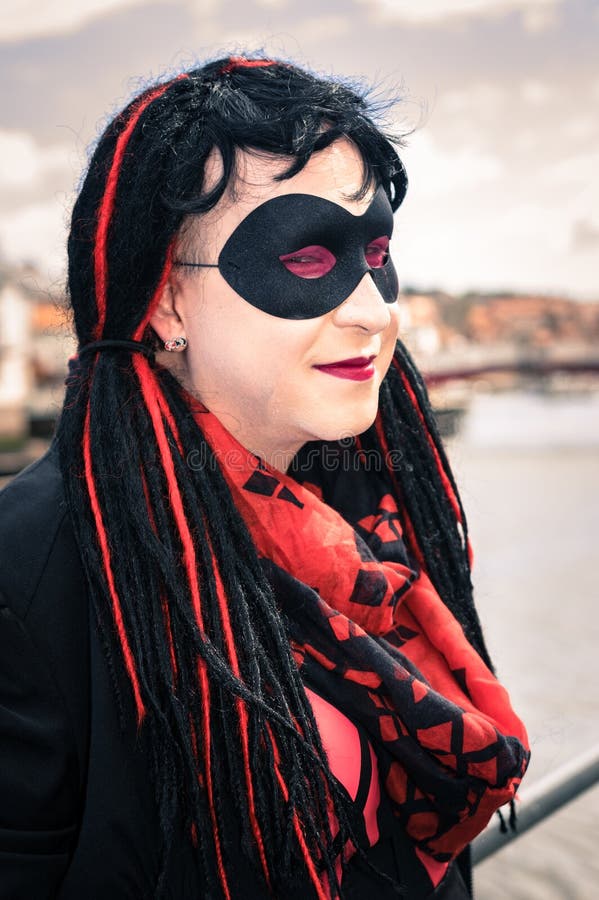 Whitby Goth Weekend editorial stock photo. Image of north - 84063523