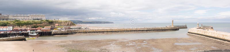 Whitby stock photo. Image of cliff, coastline, view, skyline - 57634784
