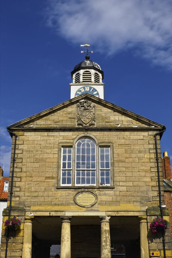 Whitby town hall stock photo. Image of cloudscape, historical - 11176886
