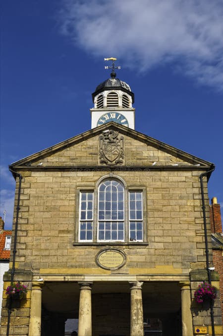 Whitby town hall stock photo. Image of cloudscape, historical - 11176886