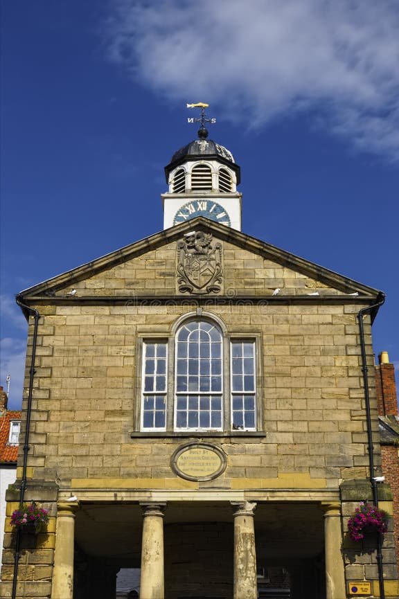 Whitby town hall stock photo. Image of cloudscape, historical - 11176886