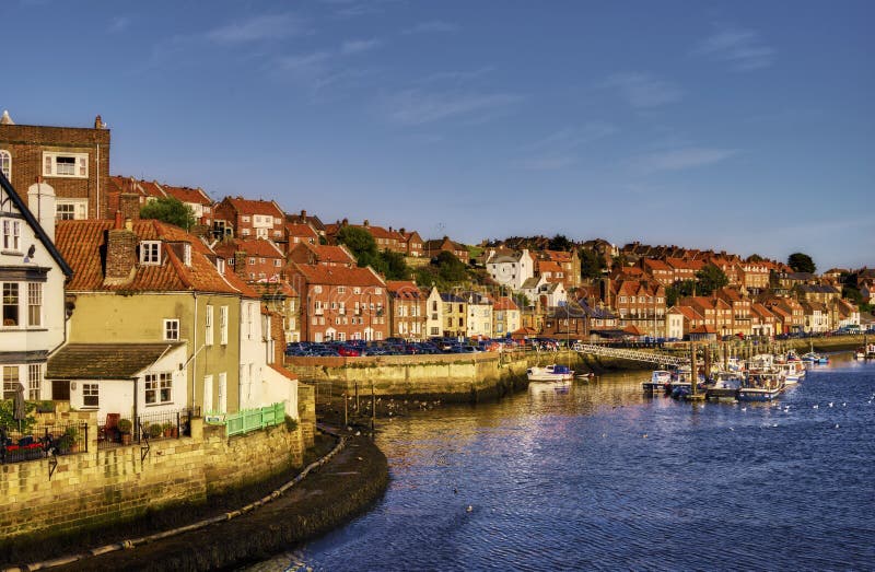 Whitby town waterfront stock image. Image of urban, homes - 11344955