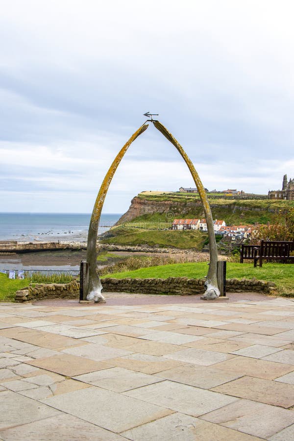 Whitby Whale Bones from a Bowhead Whale Arched at the Top of Whitby ...