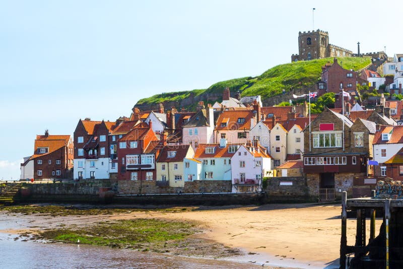 Whitby, Yorkshire, Engeland, Verenigd Koninkrijk Stock Foto - Image of ...