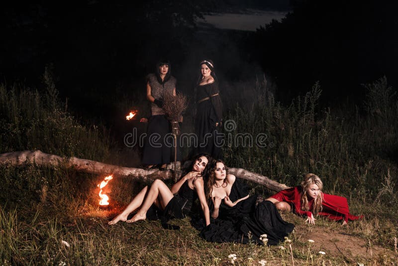 Whitches coven stock image. Image of female, incantation - 56938037