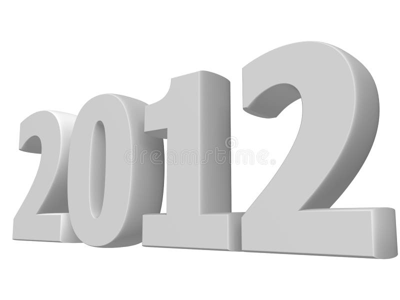 Happy New Year 2022. 3D Render of Black 2022 Year Isolated on White ...