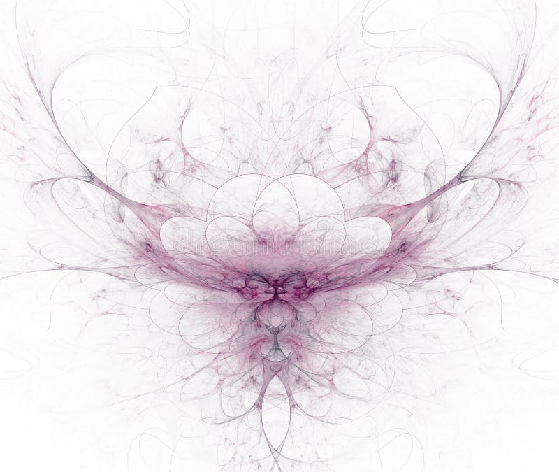 White Abstract Background with Circle Petals Texture. Purple ...