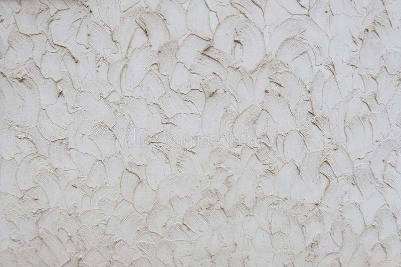 White Abstract Background. Coarse Surface Texture. Decorative Plaster ...