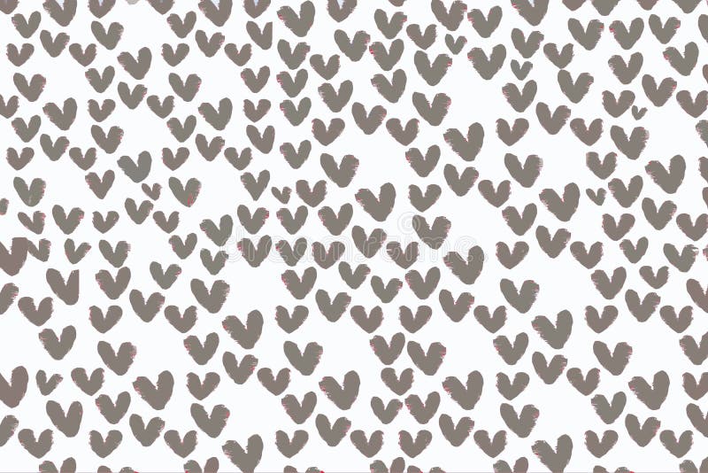 White Abstract Background with Hearts - Great for a Romantic Background ...