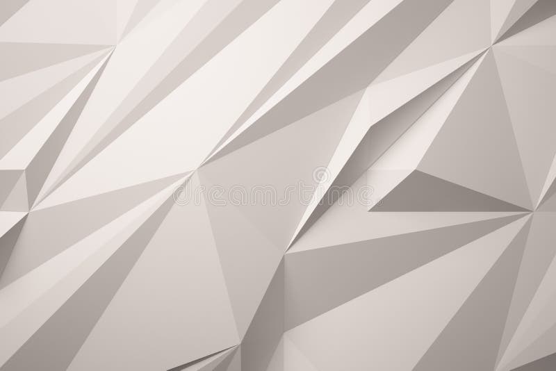 White Abstract Background Low Poly Stock Illustration - Illustration of ...