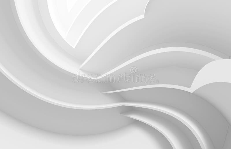 White Abstract Background. Modern Architecture Graphic Design Stock ...