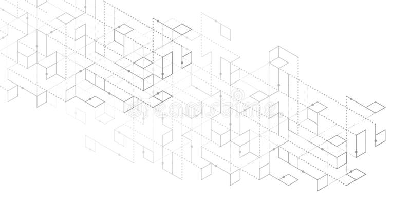 White Abstract Background. Modern Engineering. Technology Background ...