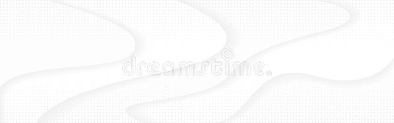 White Abstract Background. Neutral Shapes with Soft Shadow. Smooth ...