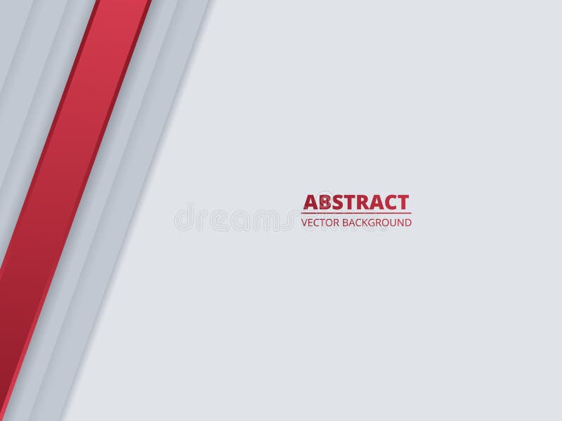 White Abstract Background with Red Light Line Stock Vector ...