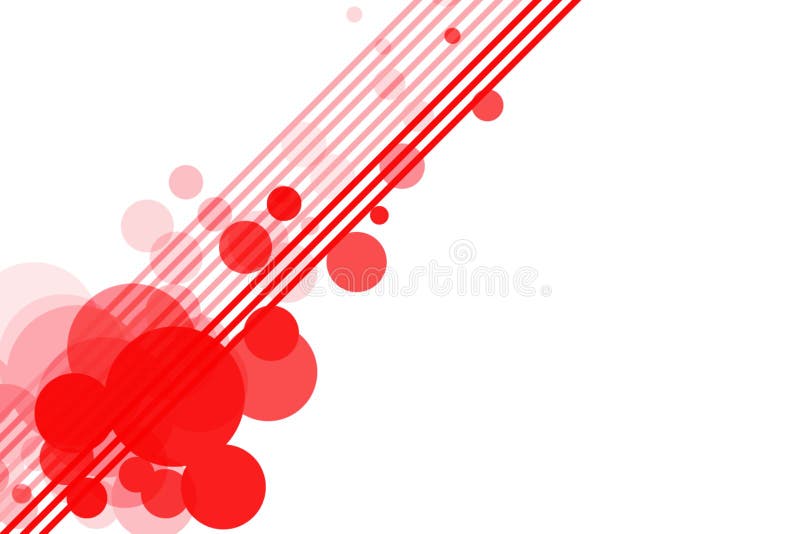 White Abstract Background with Red Shapes Stock Illustration ...