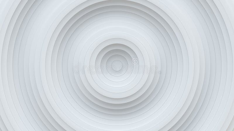White Abstract Background with Rings Ripple 3D Render Stock ...
