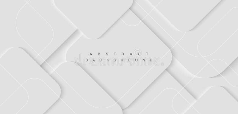 White Abstract Background with Square Shape and Light Shadow. Elegant ...