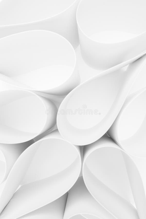 White Abstract Background with White Tears Shape or Water Drops of ...