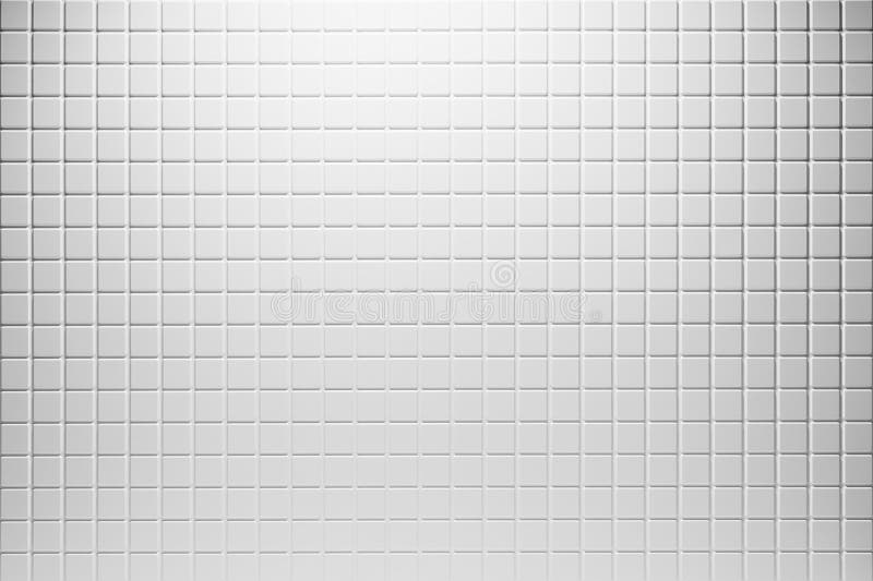 White Abstract Background of Tiny Square Ceramic Tile, Pattern, Top ...