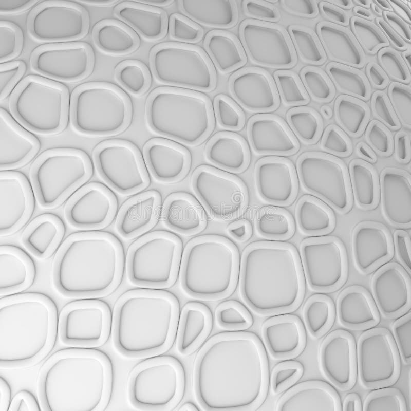 White Abstract Cells Net Backdrop Stock Illustration - Illustration of ...