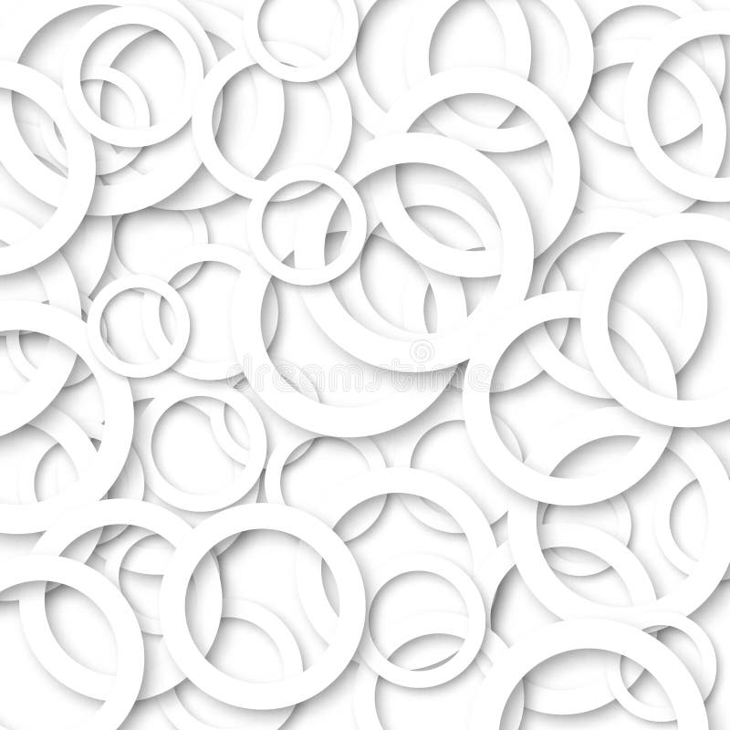 White Abstract Circle Background Stock Illustration - Illustration of ...
