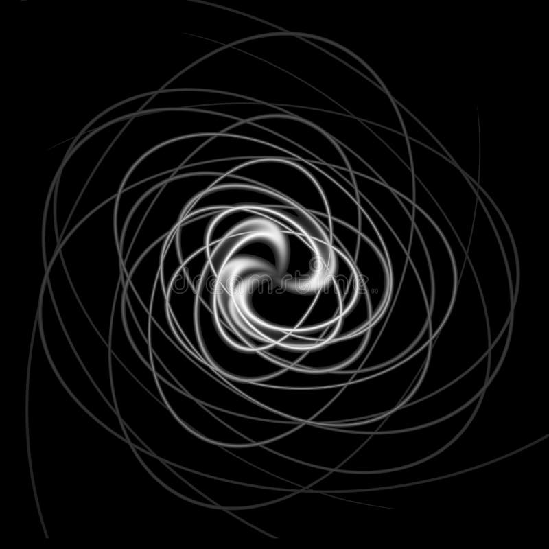 White Abstract Circular Light. Stock Illustration - Illustration of ...