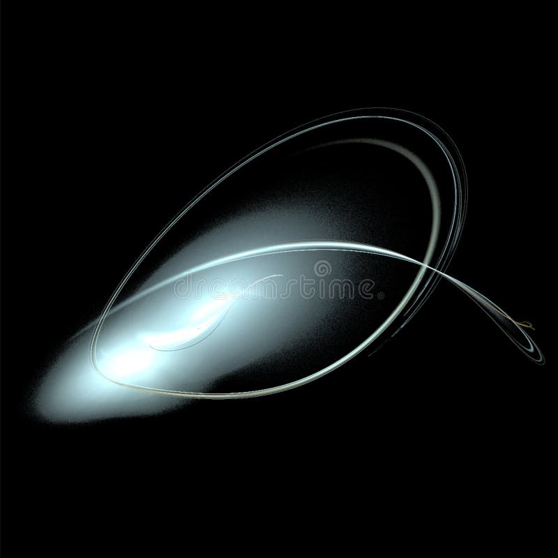 White Abstract Element on Black Background, Digital Graphic, Background ...