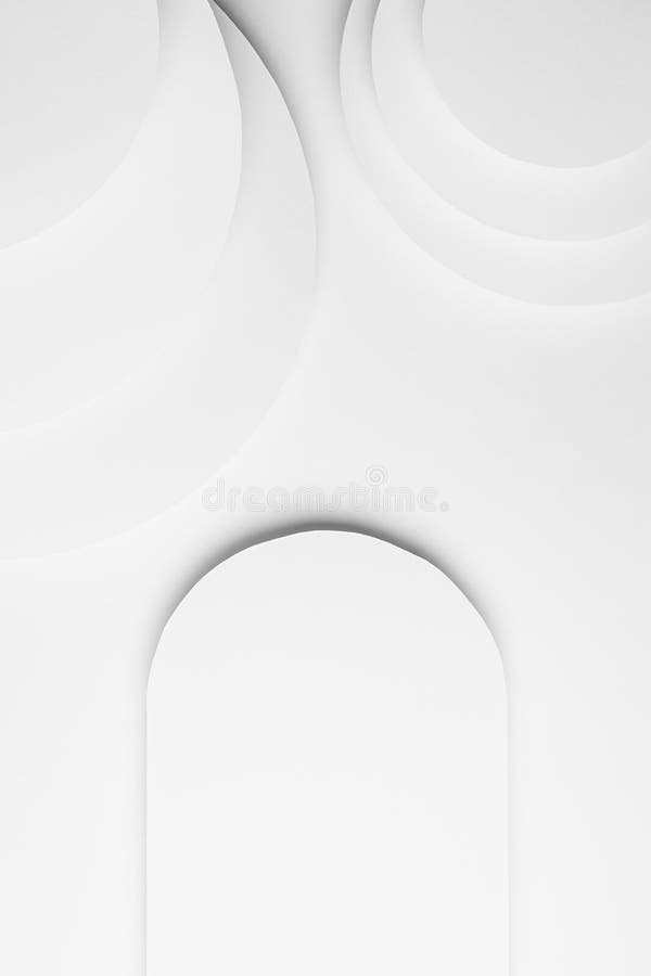 White Abstract Geometric Background in Simple Minimalist Style with ...