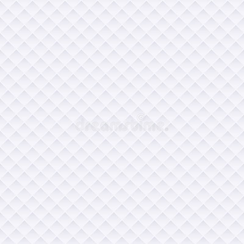 White Abstract Geometric Background Texture with Rhombus, Seamless ...