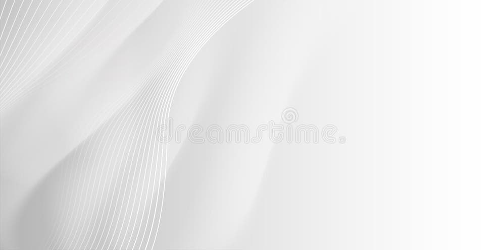 White Abstract Gradient Color Background with Abstract Wavy Lines Stock ...
