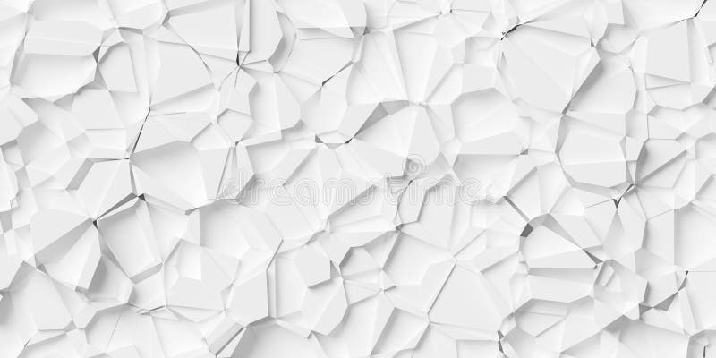 White Abstract Irregular Geometric Polygon Shapes Background Wallpaper ...