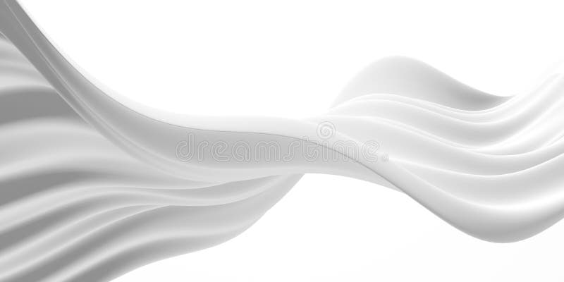 White Abstract Liquid Wavy Background Stock Illustration - Illustration ...