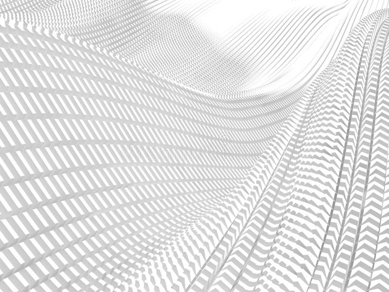 White Abstract Liquid Wavy Background Stock Illustration - Illustration ...