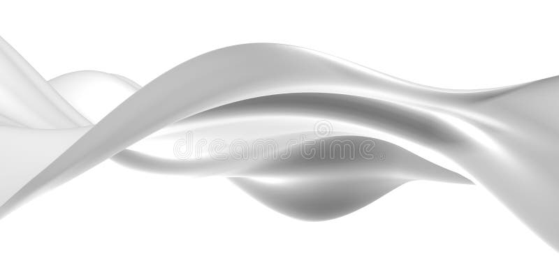 White Abstract Liquid Wavy Background Stock Illustration - Illustration ...