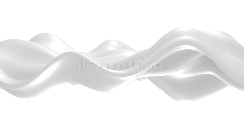 White Abstract Liquid Wavy Background Stock Illustration - Illustration ...