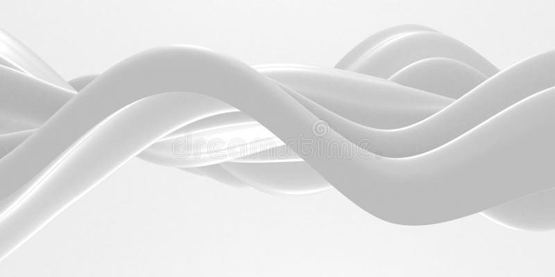 White Abstract Liquid Wavy Background Stock Illustration - Illustration ...