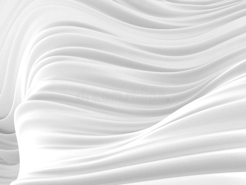 White Abstract Liquid Wavy Background Stock Illustration - Illustration ...