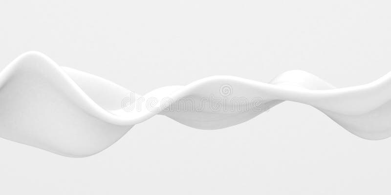 White Abstract Liquid Wavy Background Stock Illustration - Illustration ...