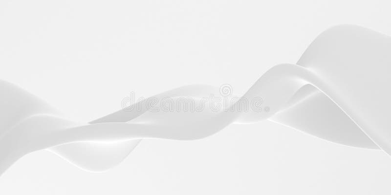 White Abstract Liquid Wavy Background Stock Illustration - Illustration ...