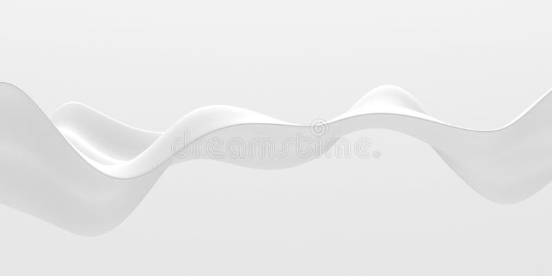 White Abstract Liquid Wavy Background Stock Illustration - Illustration ...