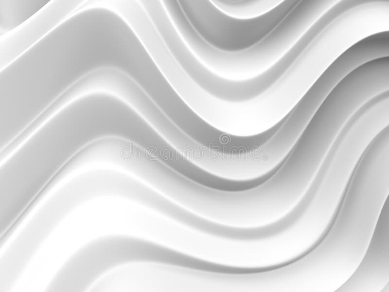 White Abstract Liquid Wavy Background Stock Illustration - Illustration ...
