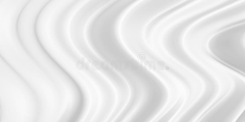 White Abstract Liquid Wavy Background Stock Illustration - Illustration ...