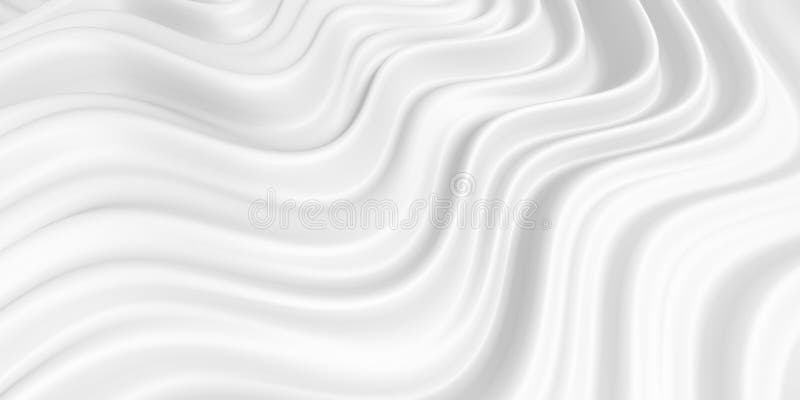 White Abstract Liquid Wavy Background Stock Illustration - Illustration ...