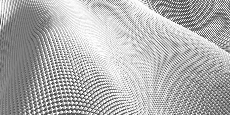 White Abstract Liquid Wavy Background Stock Illustration - Illustration ...