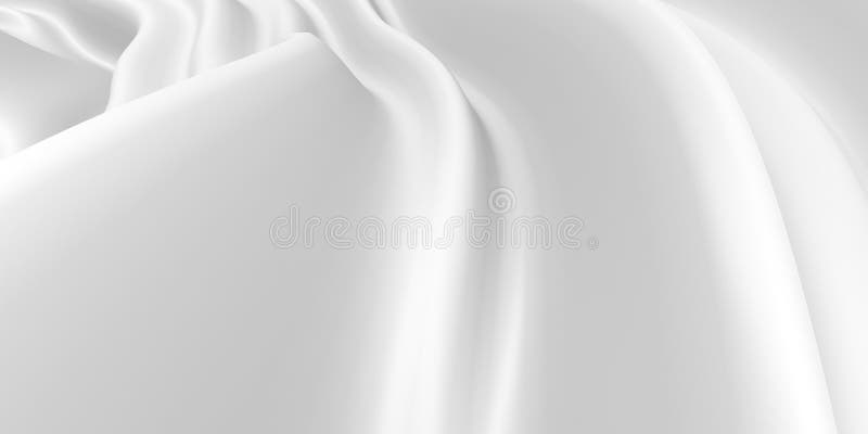 White Abstract Liquid Wavy Background Stock Illustration - Illustration ...