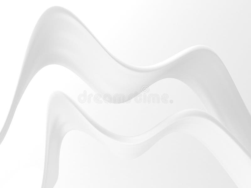 White Abstract Liquid Wavy Background Stock Illustration - Illustration ...