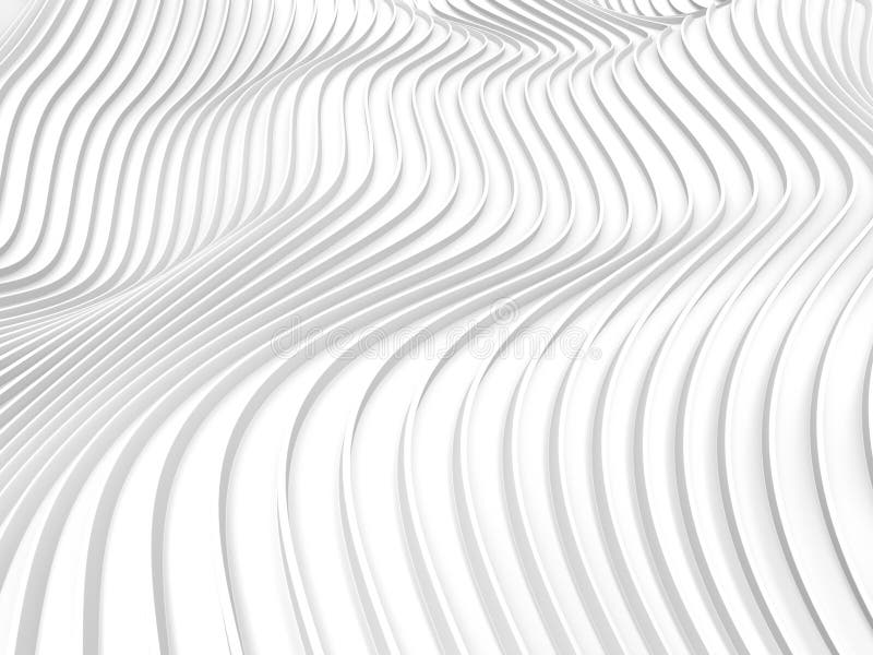 White Abstract Liquid Wavy Background Stock Illustration - Illustration ...