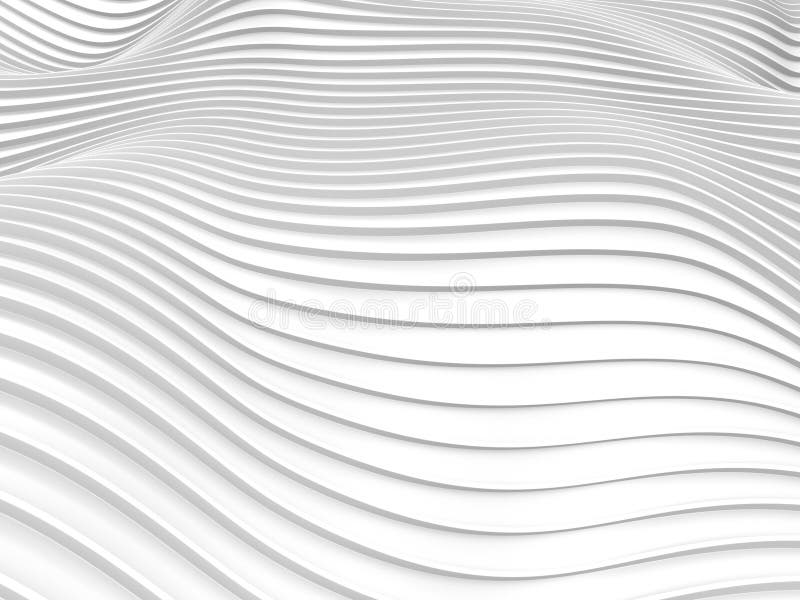 White Abstract Liquid Wavy Background Stock Illustration - Illustration ...