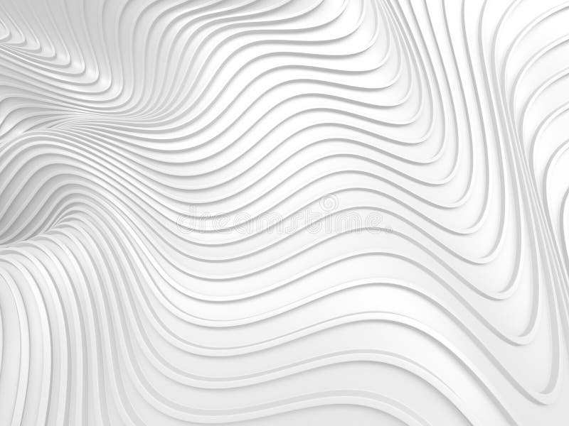 White Abstract Liquid Wavy Background Stock Illustration - Illustration ...