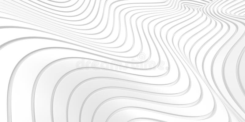 White Abstract Liquid Wavy Background Stock Illustration - Illustration ...